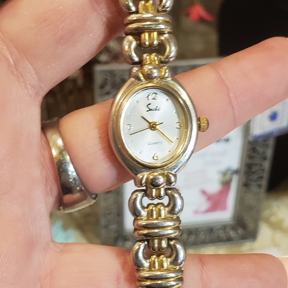 Cache | Accessories | Vintage Cache Saki 2 Tone Watch | Poshmark